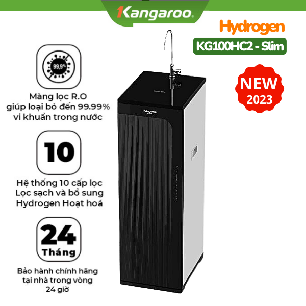 Máy lọc nước Kangaroo Hydrogen KG100HC2, 10 lõi, mẫu mới
